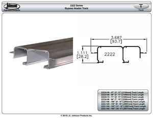 2222 Track 106" [2692mm] Length, No Jamb | Johnsonhardware.com ...